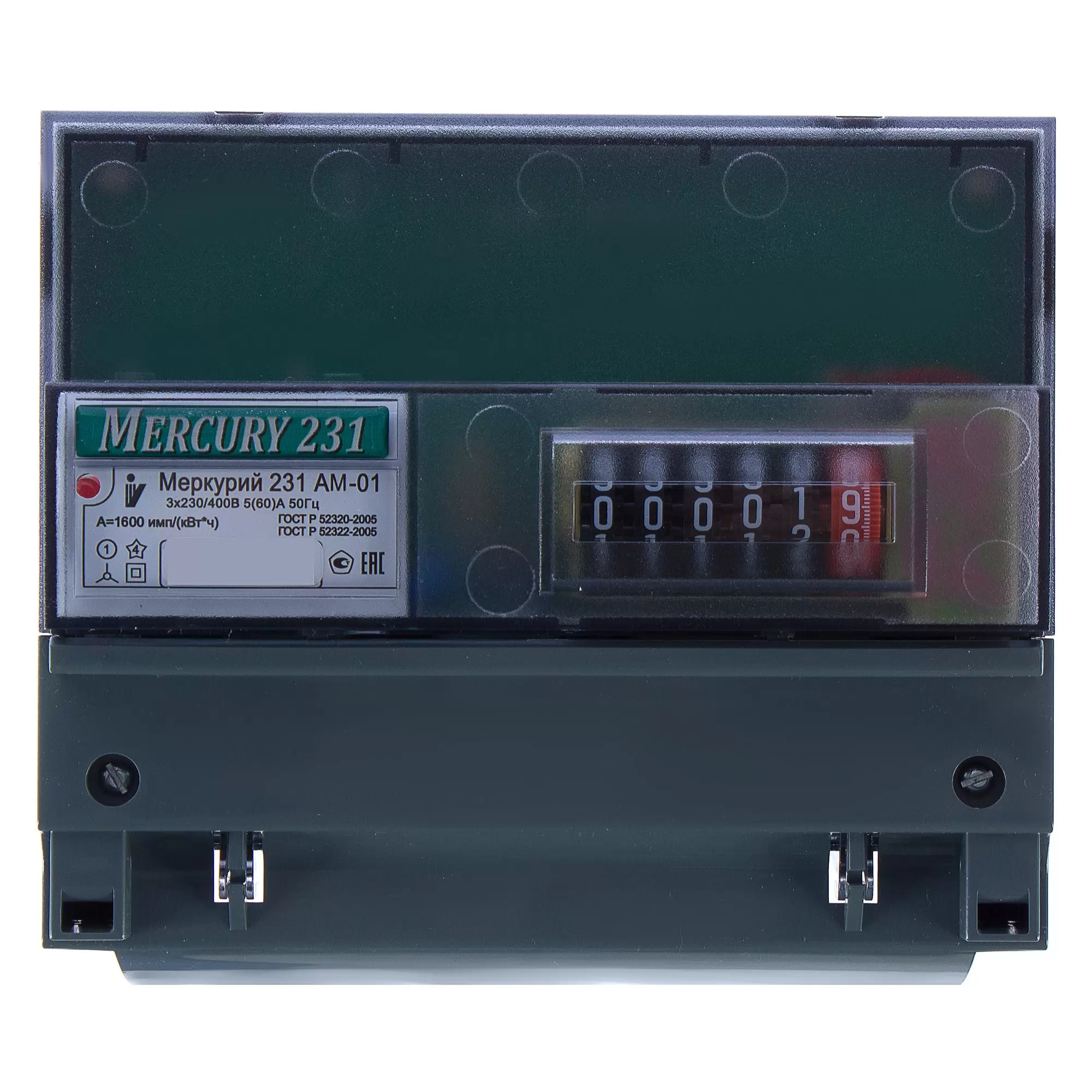 Электросчетчик Меркурий 231 АМ-01 3*230/400В; 5(60)А; кл. т. 1,0; Имп ...